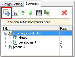 Flip PDF FAQ - How Can I Set Bookmarks Of Flip Flash Catalog? - Flippdf.com